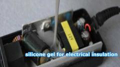 Soft silicone potting compound for stress-free protection of sensitive PCB boards