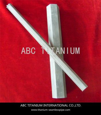 China Hongtech Titanium Bar Rod GR1 GR2 GR5 Grade 3 GR7 Titanium Hexagonal Rod CE Certified for sale
