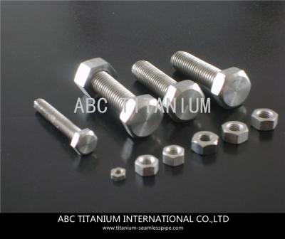 China DIN 934 GR2 GR7 GR12 Titanium Fastener hex nut for high quality for sale