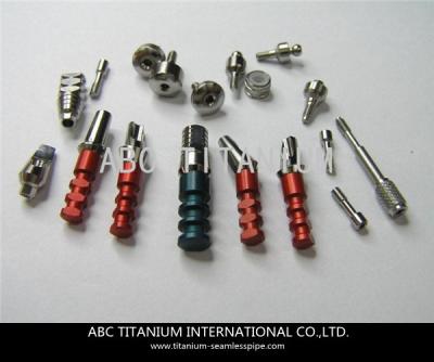 China ASTM F136 / ISO 5832-3 Ti-6Al-4V ELI Titanium dental implant for sale