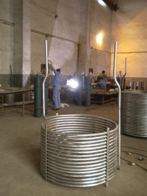China titanium press tool pipe/titanium seamless pipe /condenser coil cooling for sale