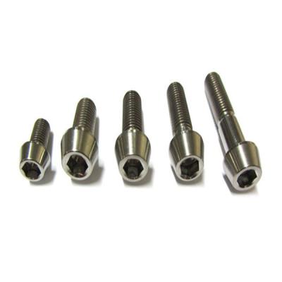 China GR2GR5 Titanium Botton Head Bolts ISO7380 for sale