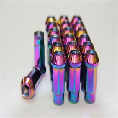 China Titanium wheel Bolts Titanium wheel Nuts Lug Nuts for sale