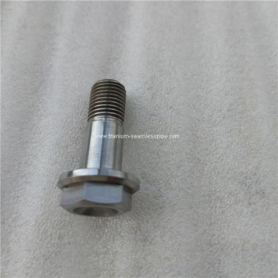 China Ti Titanium metal Gr5 grade 5 M6 x 20mm DIN 6921 Hex Head Flange Bolt Screw Fastener for sale