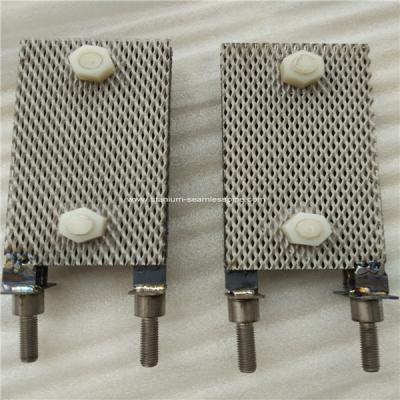 China Titanium Anode for Swimming Pool,Gr1 Titanium as substrate, mixed Ruthenium-Iridium-Titanium oxide for sale