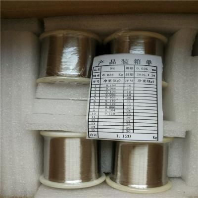 China Factory price of Russian np1 np2 pure nickel wire 0.025 mm for industry for sale