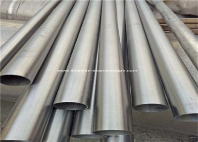 China Polished Silver Titanium Round Tubes Seamless Coil Grade Selection For Temperature Applications for sale