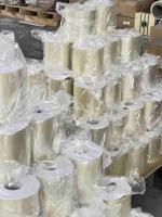 China Single Sided Clear Hot Melt Adhesive Tape 340mm Width with 1000m Jumbo Roll Options for Home and Office Use for sale