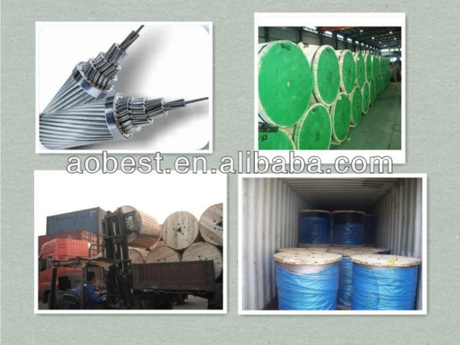 ASTM BS IEC DIN GOST Standard Low Voltage AAC ACSR Insulated Bare Conductor Cable for Overhead Application