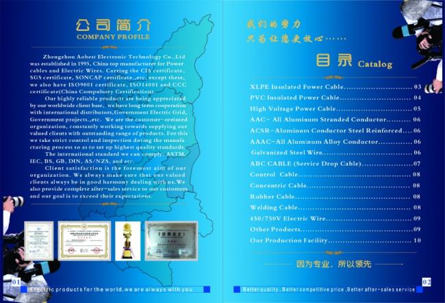 ASTM BS IEC DIN GOST Standard Low Voltage AAC ACSR Insulated Bare Conductor Cable for Overhead Application