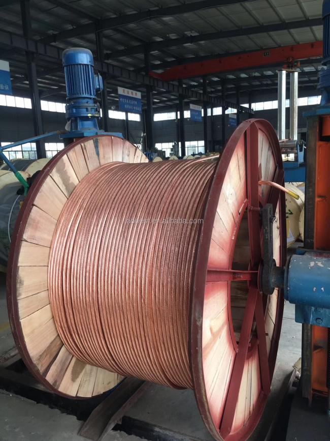Hard Drawn 29mm2 Bare Copper Cable XLPE PVC Insulation Aluminum Conductor 4 2 Core Electrical Cable Overhead Underground