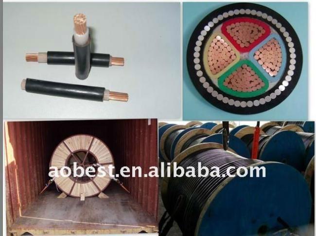 HV 12/20KV 66KV 110KV 35mm2 to 800mm2 XLPE Armoured 33kv cable