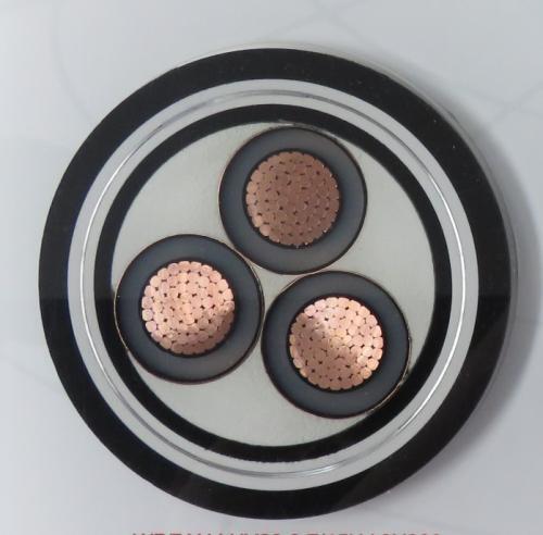 33kv 3C*95mm2 Power Cable Copper Conductor Low Voltage XLPE PVC PE Insulation Steel Wire Armour Industrial Underground
