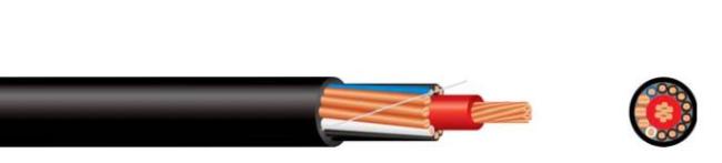 2024 High Quality 10mm Airdac Cable with Pilot Core Copper Conductor XLPE Insulation Low Voltage Insulated for Construction