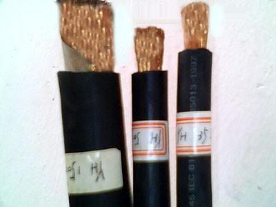 High Quality YH/YHF Copper Conductor Rubber/PVC Welding Cable Best Price Made in China for use with Welding Machines