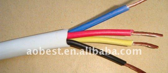 Superior Quality 4x1.5mm2/4x2.5mm2 Flexible Electric Wire PVC Insulated Stranded Conductor for Overhead Applications