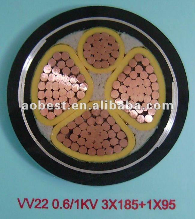 China's Best Selling 25 mm2 PVC Insulated Armoured Power Cable Medium Voltage for South Africa