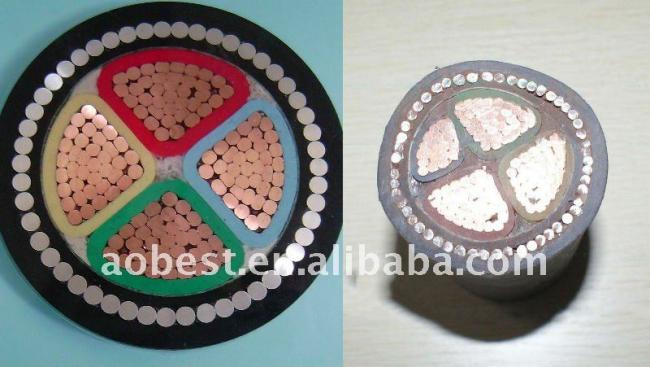 China's Best Selling 25 mm2 PVC Insulated Armoured Power Cable Medium Voltage for South Africa