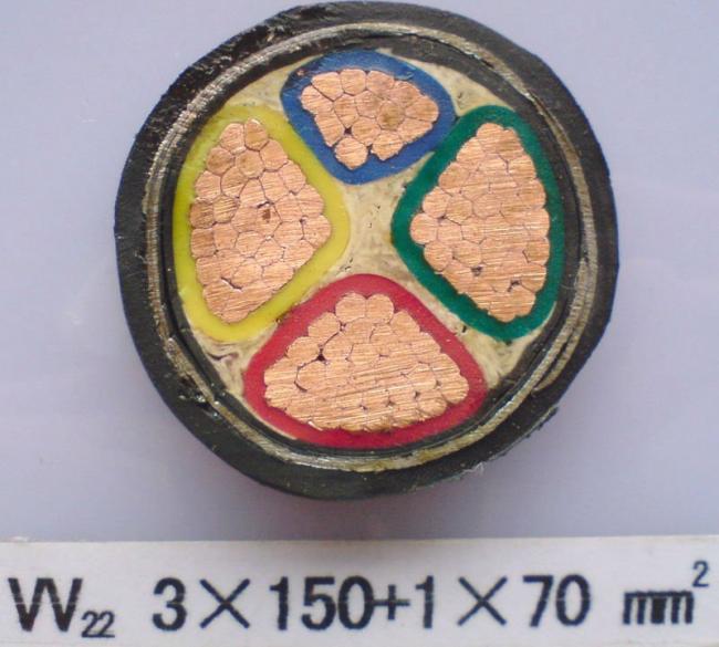 0.6/1KV PVC/STA/PVC STA Armored XGB Power Cable 16 mm2