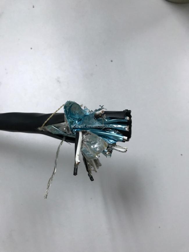 2 core Paired AWG 18 Al Foil shield twisted pair instrument cable