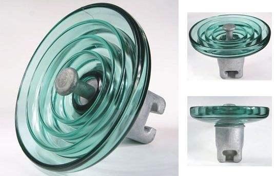 Toughened glass diss suspension insulator U70BSP for Uzbekistan