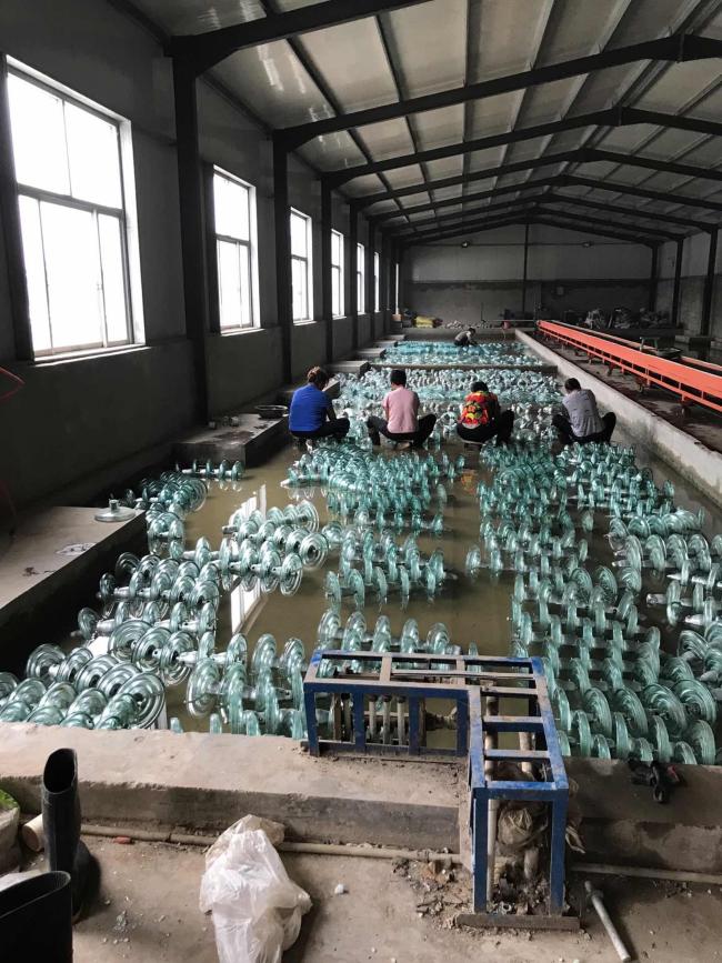 Toughened glass disc suspension insulator U120BSP for Uzbekistan