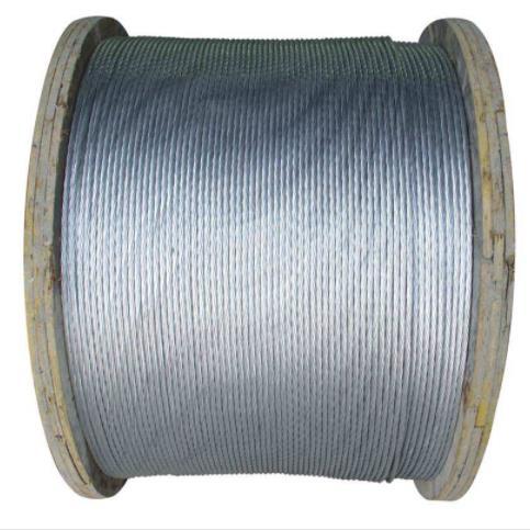 Hot Sale 50 mm2 Galvanized Steel Wire Factory Direct STRANDED GUY WIRE Bare Type for Overhead Application in Sudan
