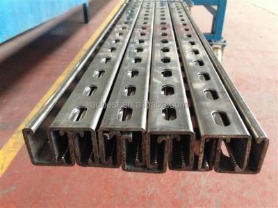 China Galvanized Steel Uni Strut Channel with 41mm Side Rail Height and Heavy Load Capacity for sale