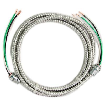 China Explosion proof Instrument cable 1pair AWG16 with CORRUGATED METAL ARMOR OF AC90 Galvanized for sale