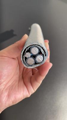 China XLPE Insulated Aluminum Conductor AC90 600V 3*1/0 4AWG for Power Distribution Networks for sale