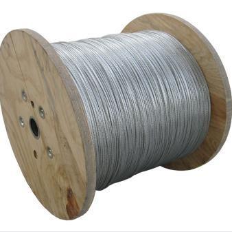 Quality ASTM A475 standard galvanized steel guy wire 1/8 inch for sale