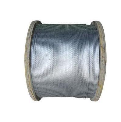 Quality Stranded Galvanized Steel Wire For Ethiopia Conductor Type Stranded No Jacket for sale