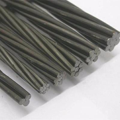 China STRANDED GUY WIRE Bare Type 50 mm2 Galvanized Steel Wire for Overhead in Sudan Direct for sale