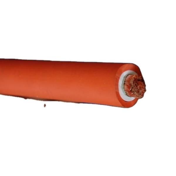 Quality 35mm2 Medium Voltage Copper Inductor Orange Rubber Insulated Flexible Welding for sale