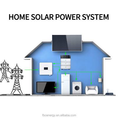 Cina 3kw 	4kw tutto in un sistema solare 5KW 6KW 8KW 10kw sul sistema solare di griglia per la casa in vendita
