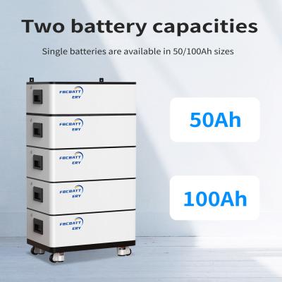 Cina Pacchetto ad alta tensione della batteria Lifepo4, batteria al litio solare di 51.2v 102v 50ah in vendita