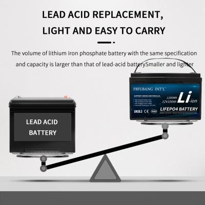 China 12 Volt Lithium Deep Cycle Marine Battery , 100ah Lifepo4 Battery Pack for sale