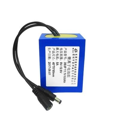 China BMS 11,1 het Lithium Ion For Electrical Tools van V 6.8Ah Toy Lithium Battery Pack Rechargeable Te koop