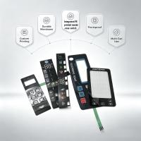 China Membrane Switch Plastic Sheet Printing Panel Button PE Plastic Sheet For Electronics for sale