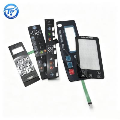China Membrane Switch Plastic Sheet Printing Panel Button PE Plastic Sheet For Electronics for sale