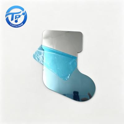 China Customized PS semi transparent mirror With Protective Film For Holiday Decor Toy Craft for sale