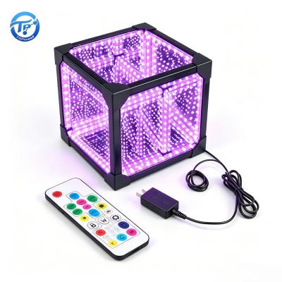 China IR Remote Controlled Infinity Cube LED Light Wedding Event Commercial Lighting for sale