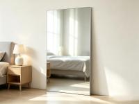 China Rectangular Flexible Makeup Mirror PC Back Painted Shatterproof 900x600mm for sale