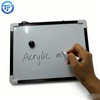 China Wholesale Double Sided Multi Functional Plastic Sheet One Side Mirror Another Side Drawing Board for sale