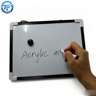 China Wholesale Double Sided Multi Functional Plastic Sheet One Side Mirror Another Side Drawing Board for sale