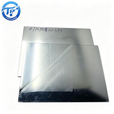 China Custom Rectangular PC Anti Fog Mirror Waterproof Reflective Sheet for Bathroom Decoration for sale