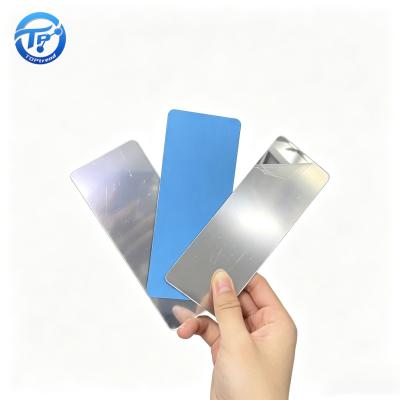 China 150×60×1.35mm Back‑Painted Silver Acrylic Mirror Sheet, Rigid Plastic Mirror Plate For DIY Crafts Ornament Home Decoration for sale