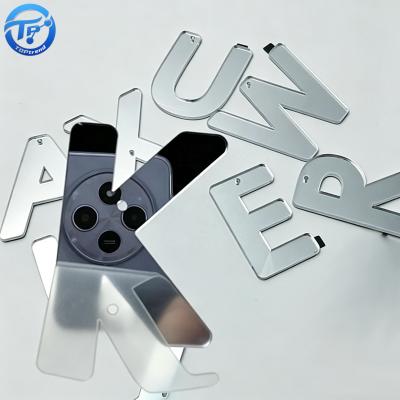China Wholesale Custom Acrylic Letter Mirror 2.65mm Double Sided Die Cut Alphabet Letters DIY Wall Decor Kids Room Nursery Sign for sale
