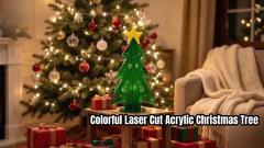 Colorful Laser Cut Acrylic Christmas Tree
