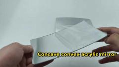 Concave convex acrylic mirror